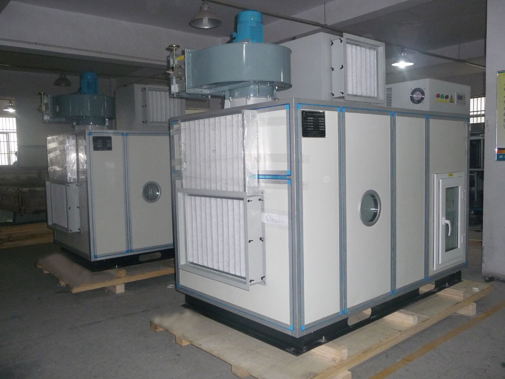 Rotary Wheel Industrial Dehumidification Systems High Capacity